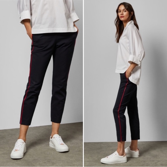 Ted Baker London | Pants & Jumpsuits | Ted Baker Rayyaa Navy With Red ...
